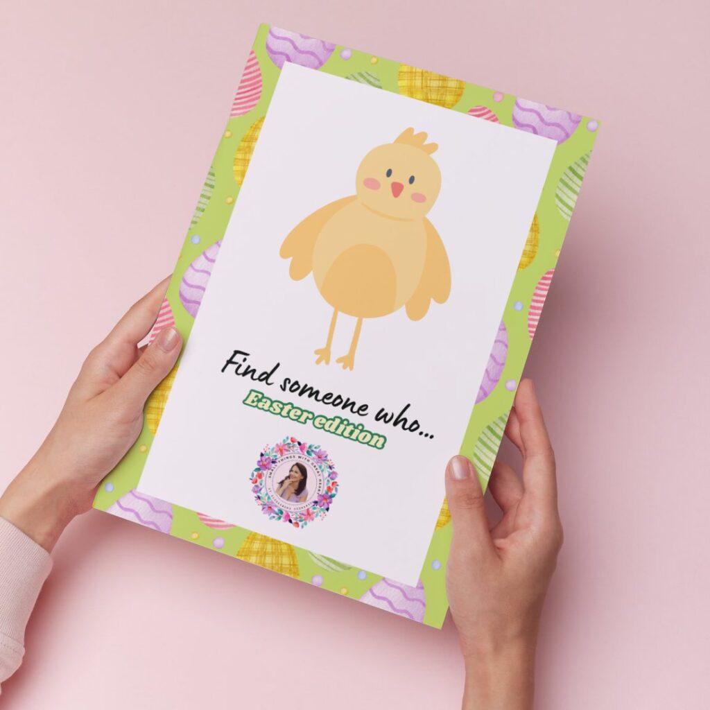 Easter Find somebody who - Small things with great heart